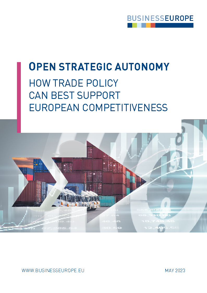 Open strategic autonomy - How trade policy can best support European ...