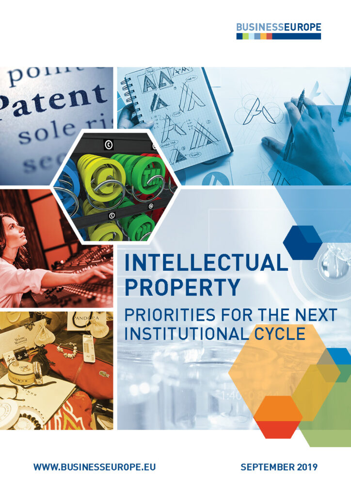 Intellectual property - Priorities for the next institutional cycle ...