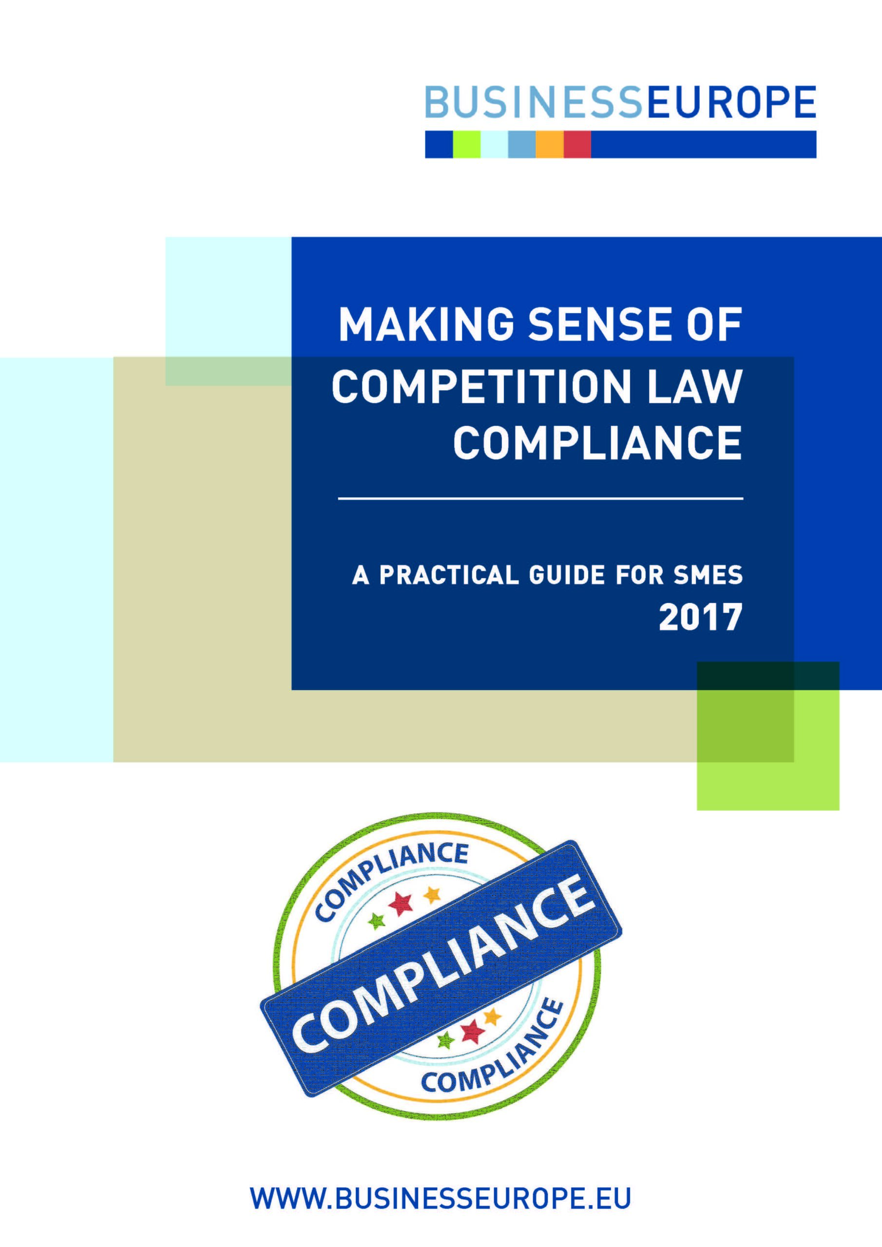 Making sense of competition law compliance - A practical guide for SMEs ...